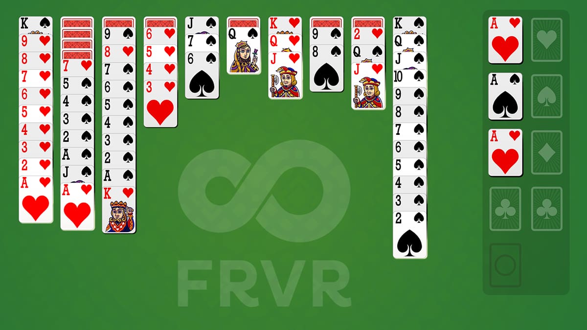 How to Set Up and Play Spider Solitaire - Rules for One, Two, and Four-Deck Variants - FRVR