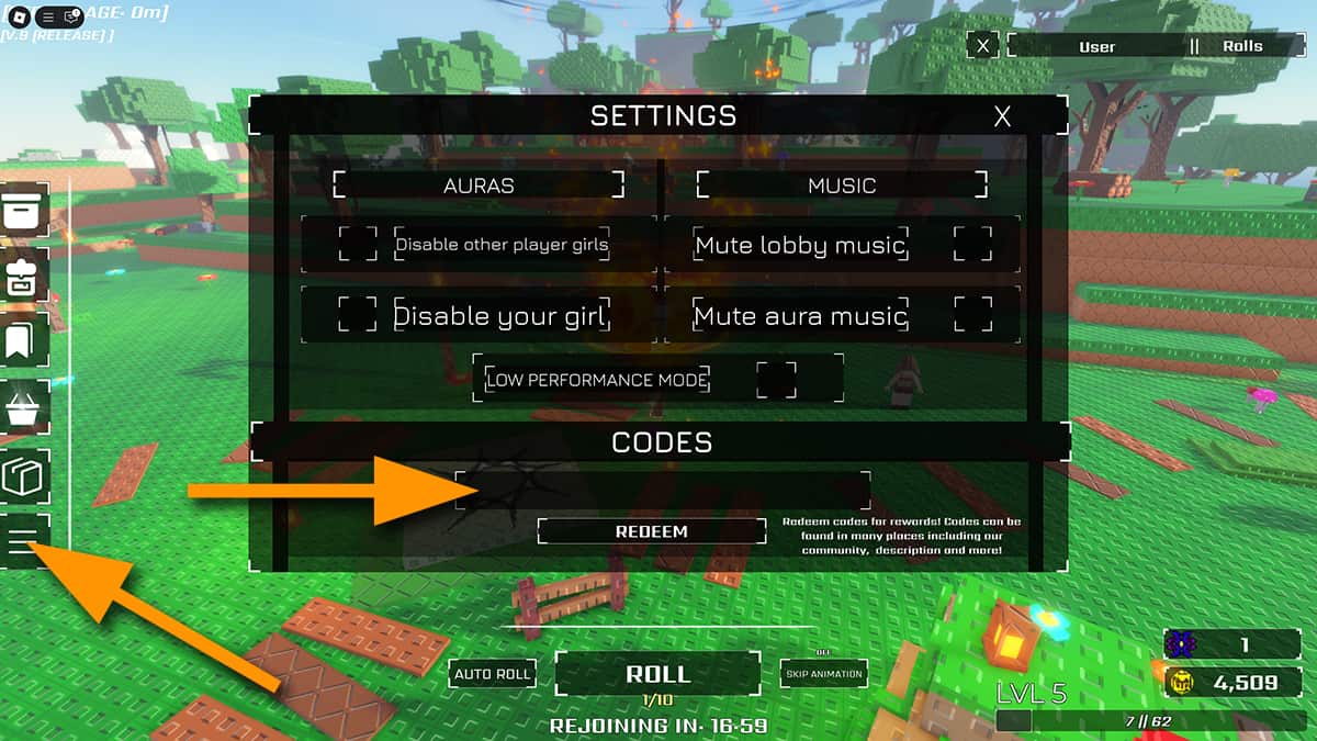 Huzz RNG Roblox Codes [New Auras!] (October 2025) – Working and Updated ...