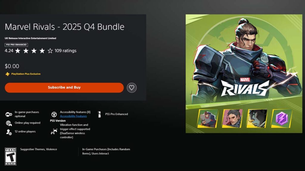 New Marvel Rivals bundle offers free skin for a limited time - FRVR